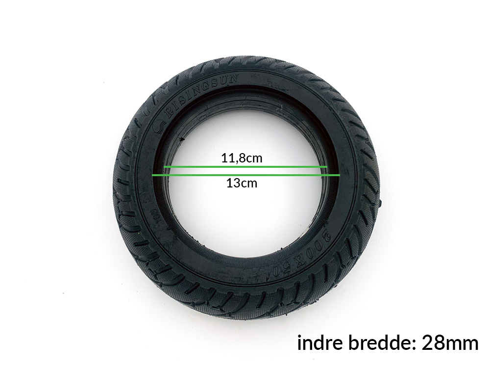 200x50 dekk til sparkesykkel (Speedway Mini 4 Pro, Ruima Mini 4 ...