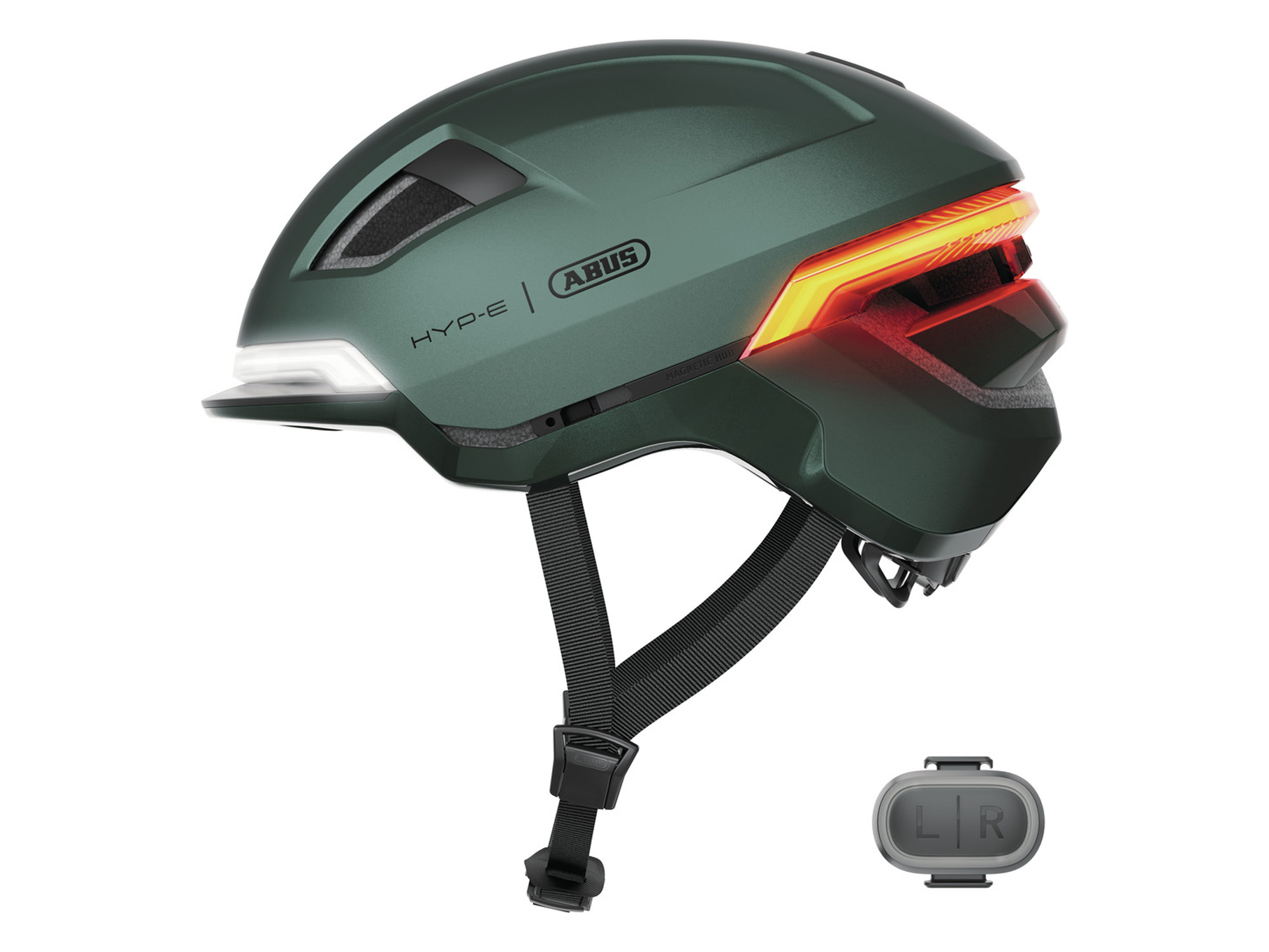 Abus HYP-E jungle green hjelm – Trondheim Sykkelservice